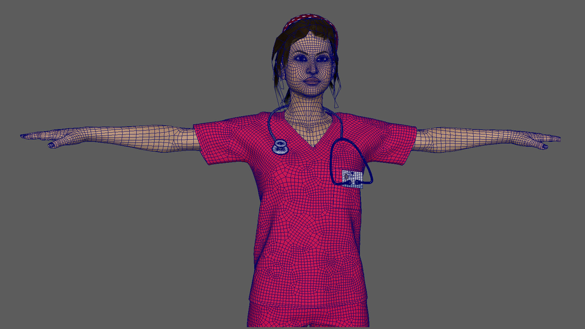 Nurse - Hospital Nurse 3D Model by Trish