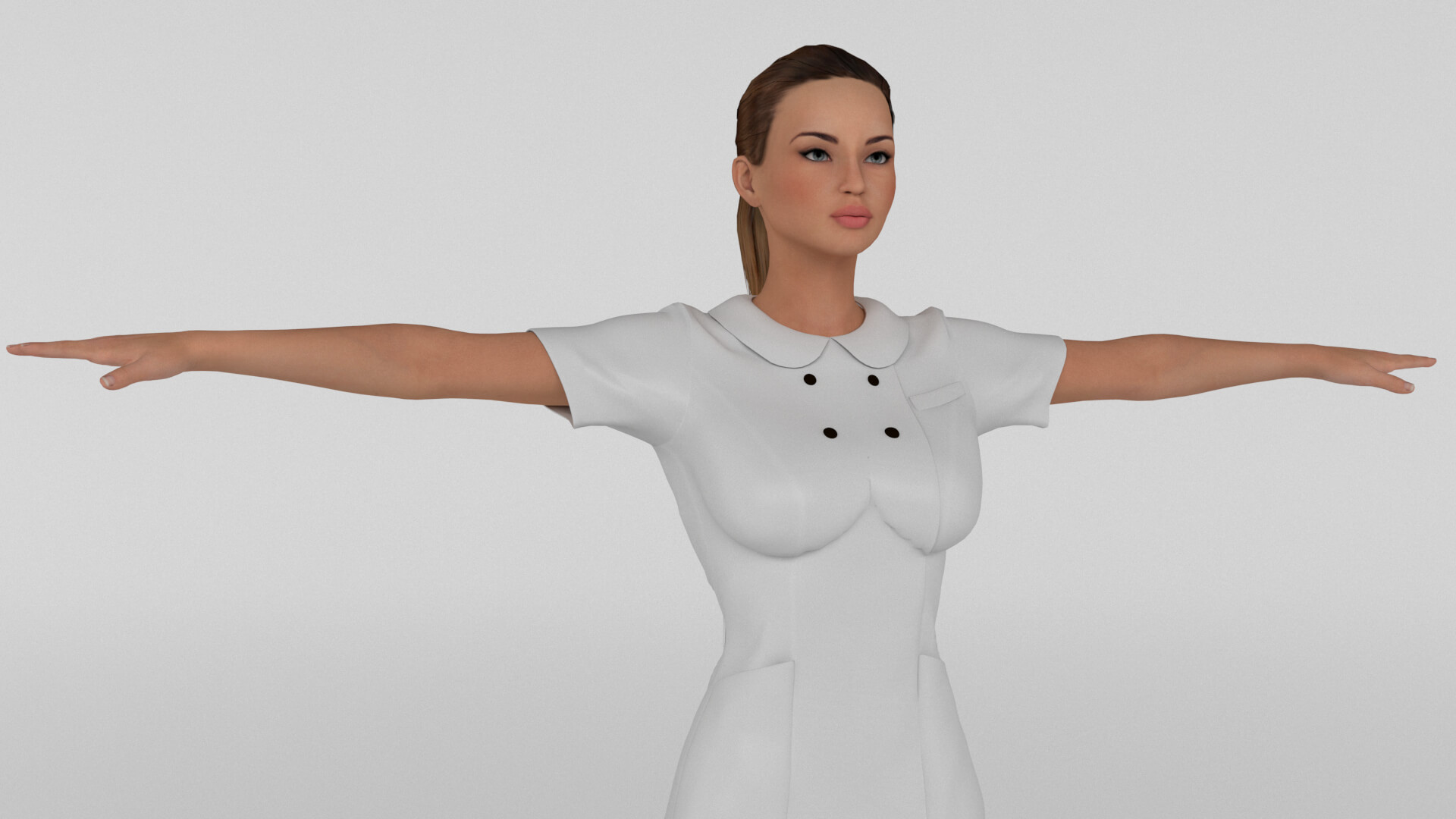 Nurse - Hospital Nurse 3D Model by Trish