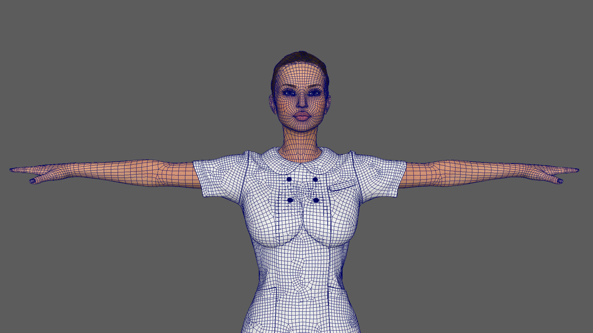 Nurse - Hospital Nurse 3D Model by Trish