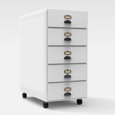 Office Drawers - Furnitures 3D Model by Trish