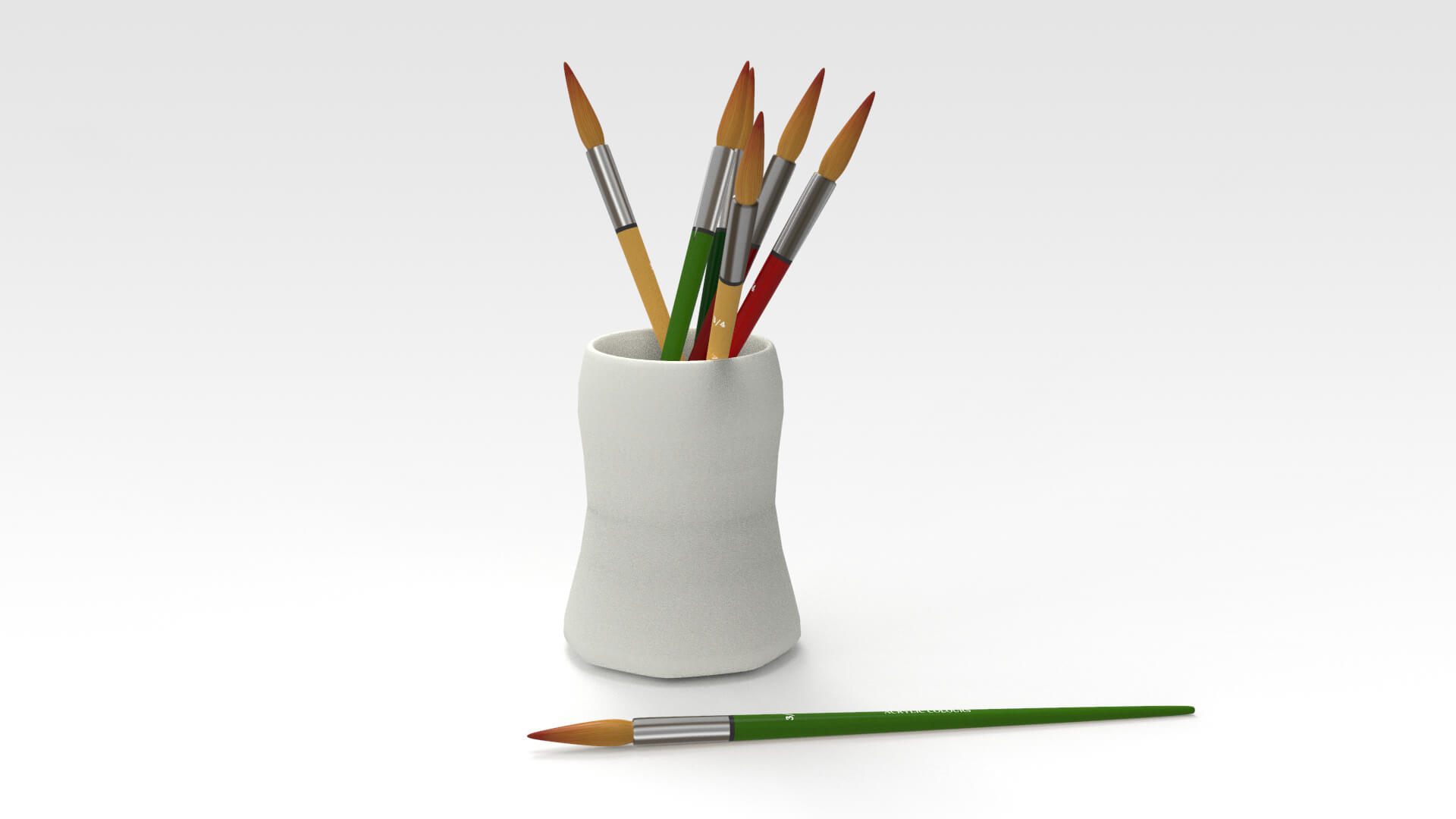 Paint Brush - Painting 3D Model by Trish