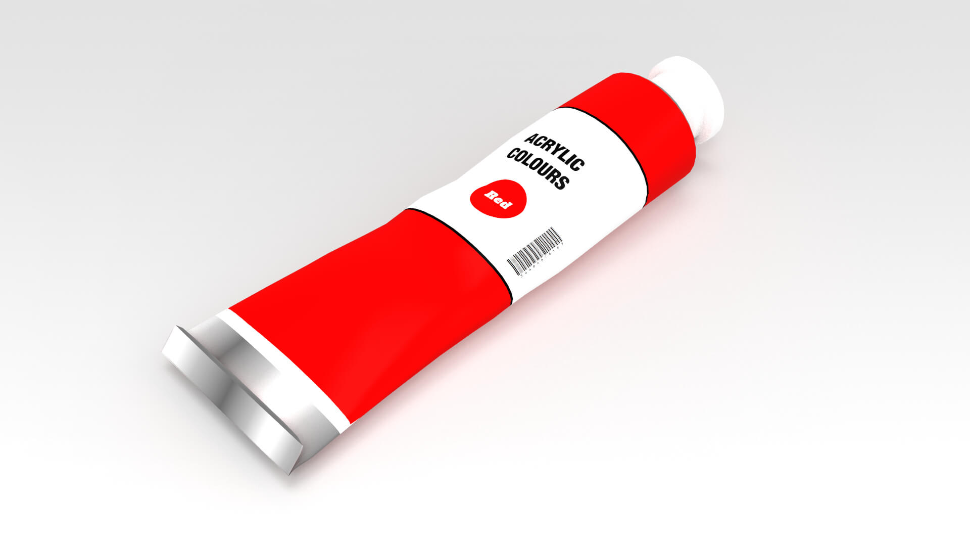 Paint Tube - Painting 3D Model by Trish