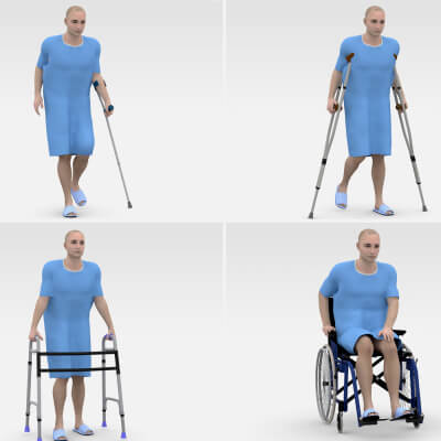 Patients Model Collections - Blue Dress by Trish