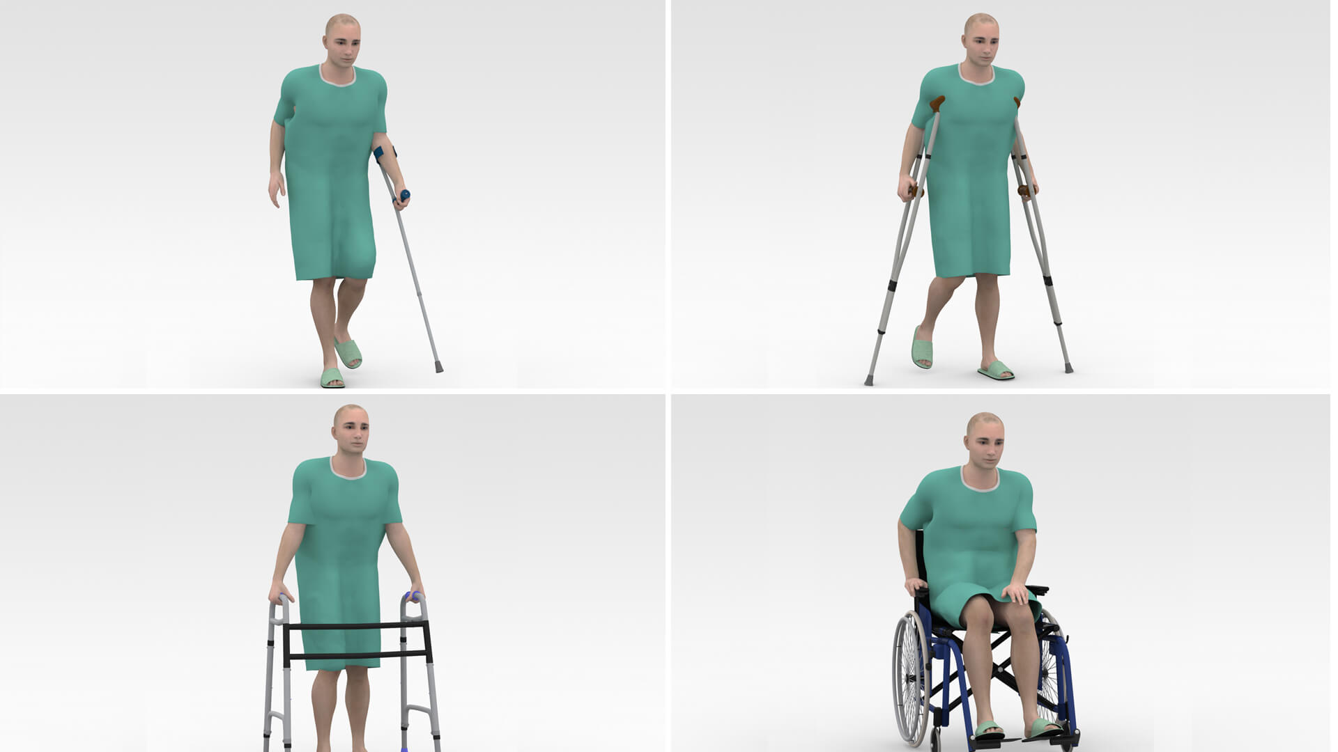 Patients Model Collections - Green Dress by Trish