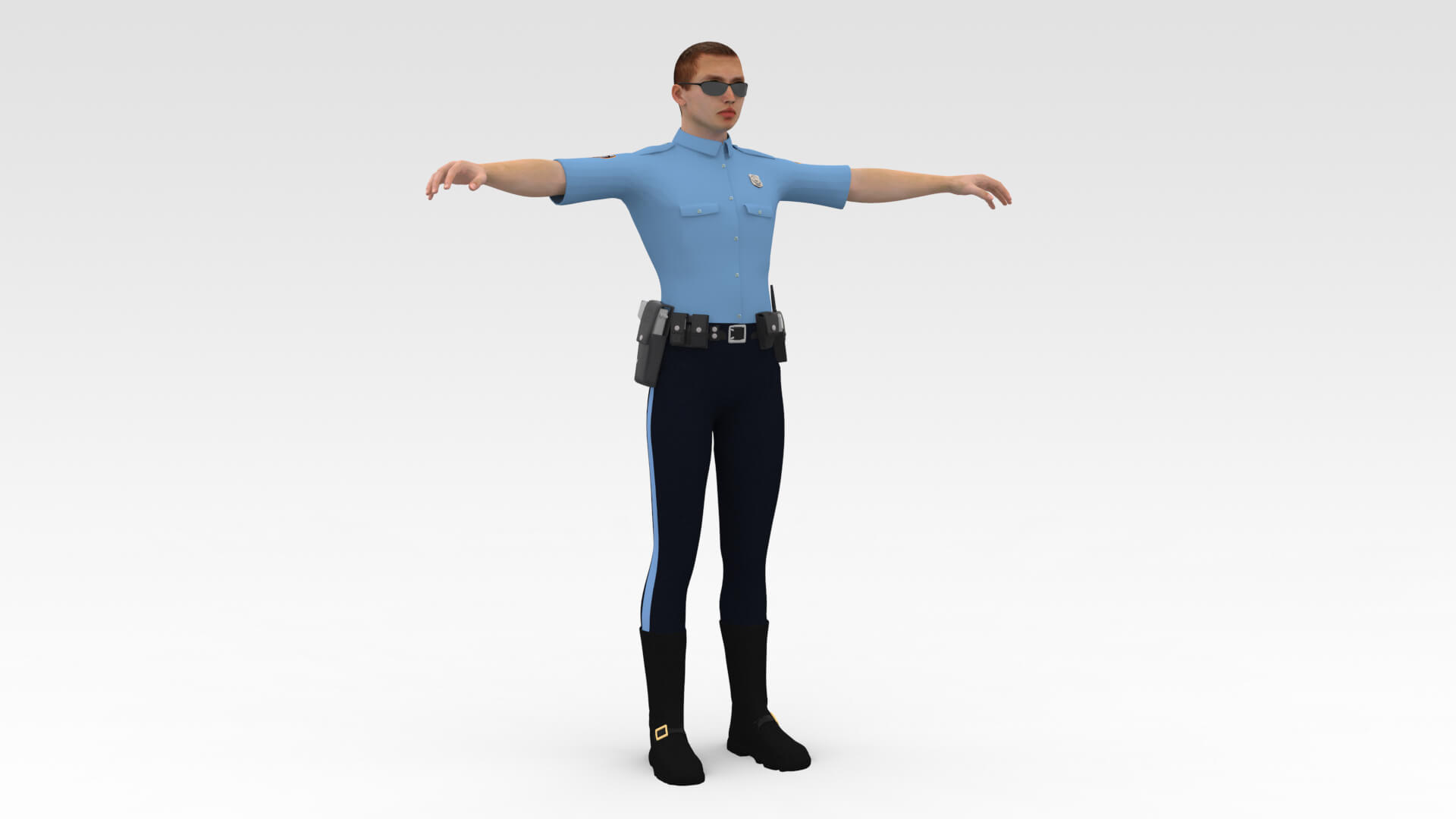 Police Cop - Police 3D Model by Trish