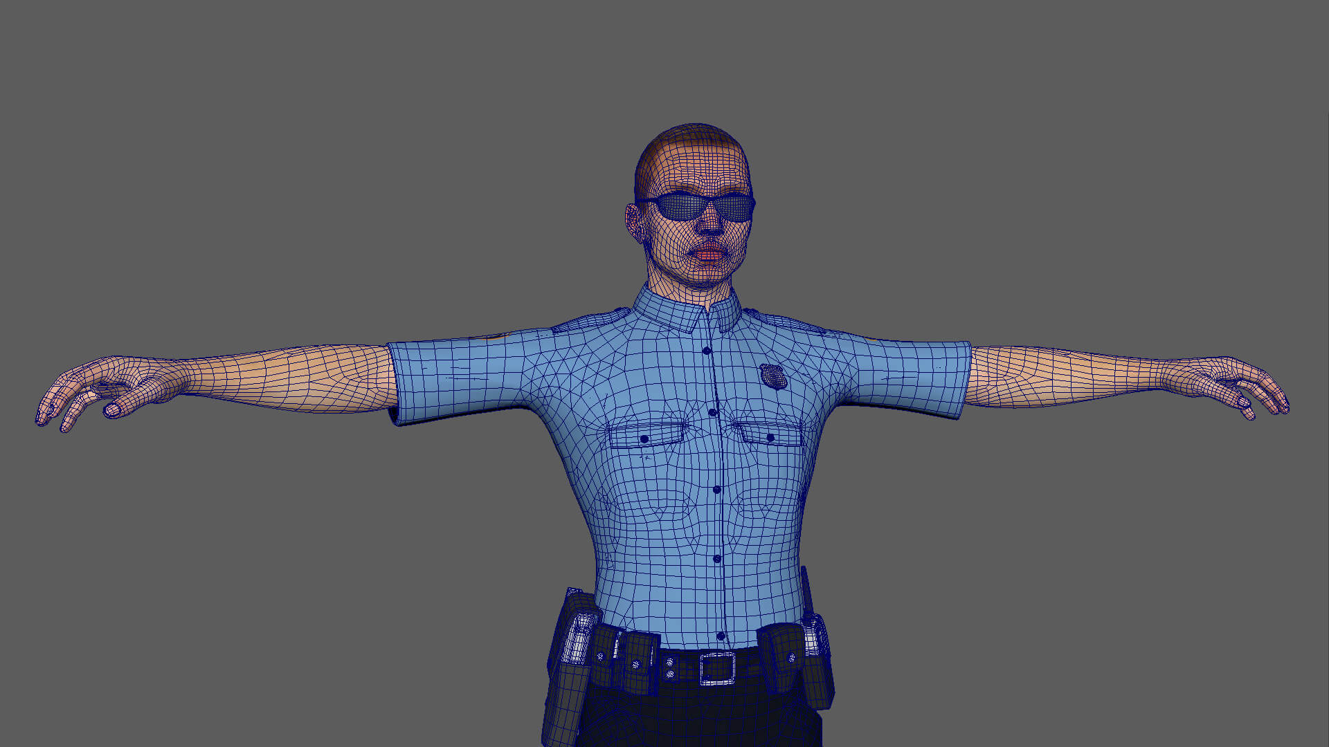 Police Cop - Police 3D Model by Trish