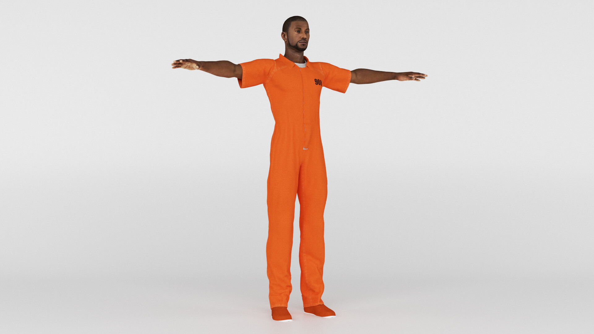 Prisoner - Convict 3D Model by Trish