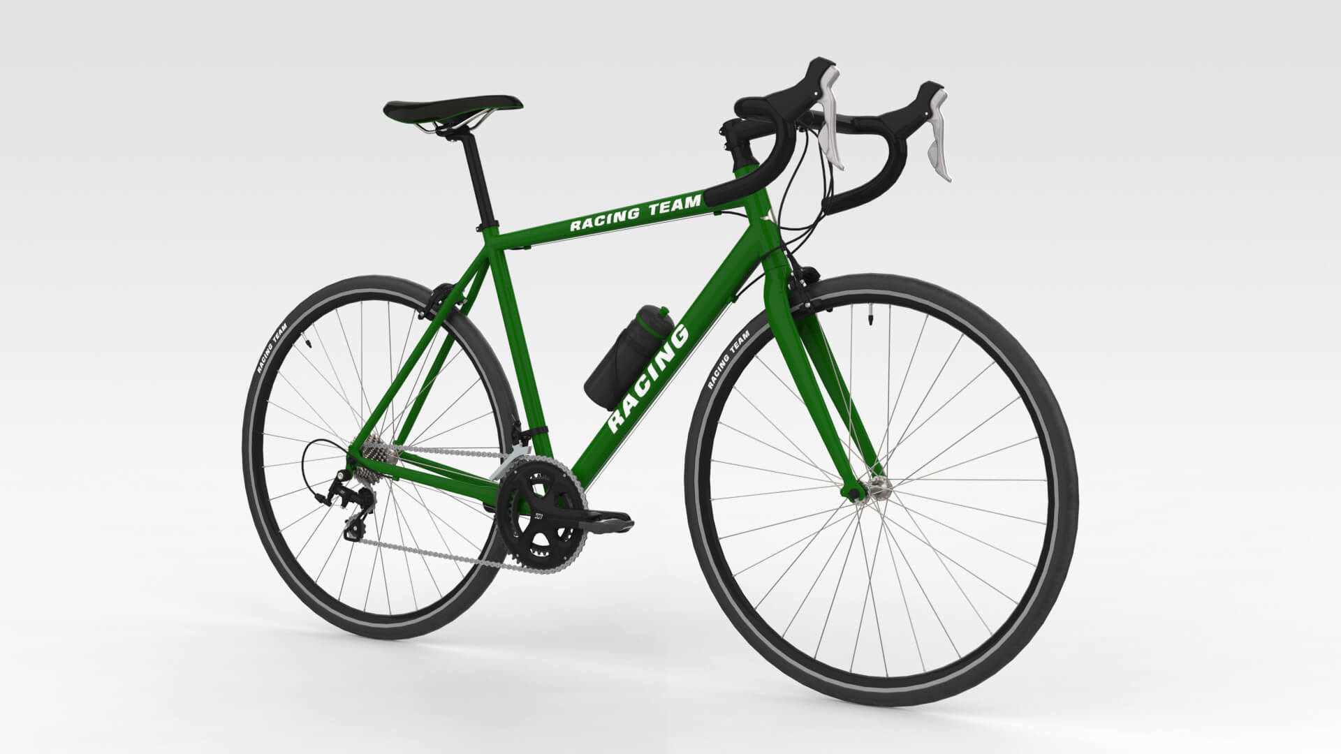 Racing Bicycle - Green 3D Model by Trish