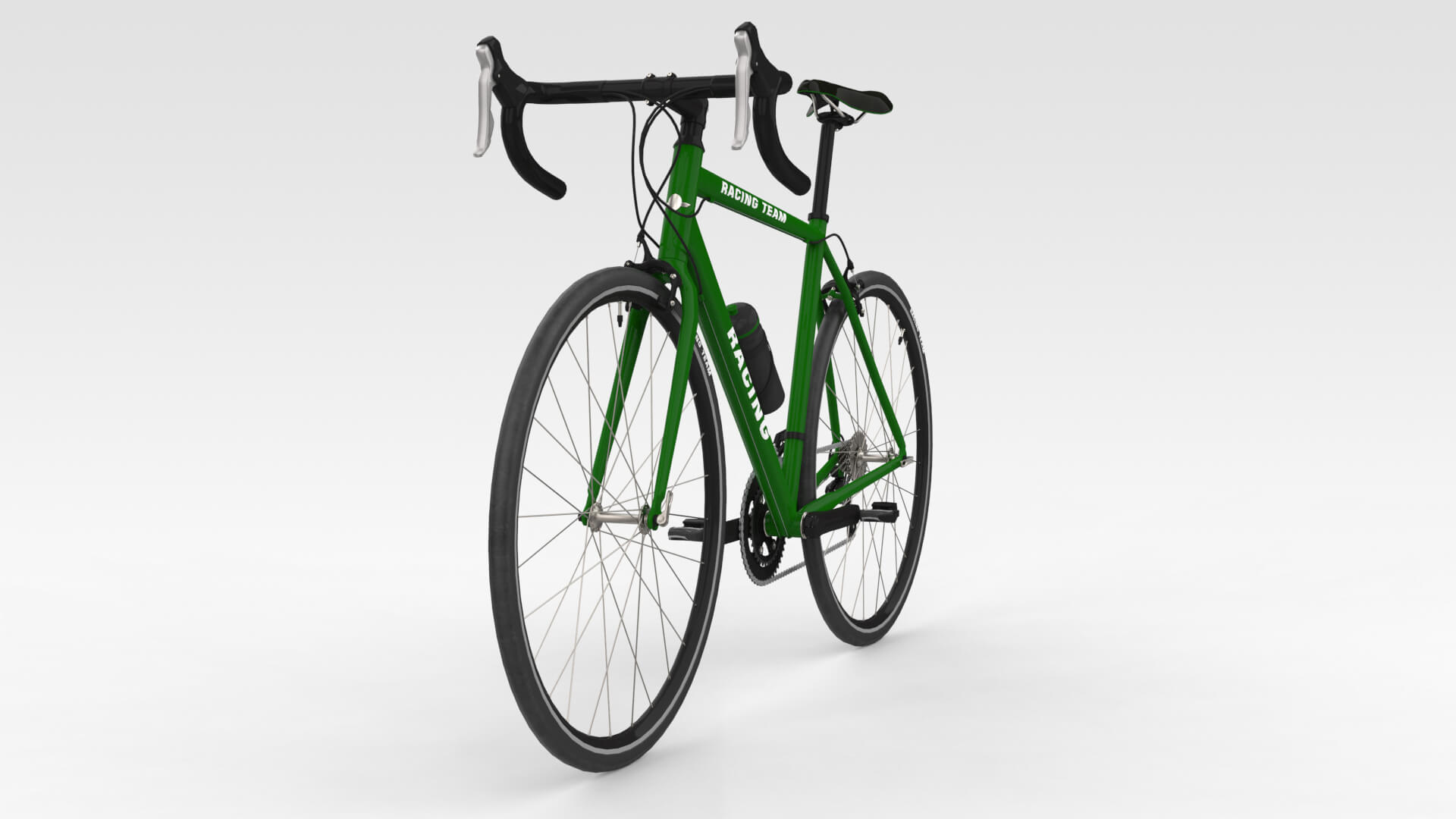 Racing Bicycle - Green 3D Model by Trish