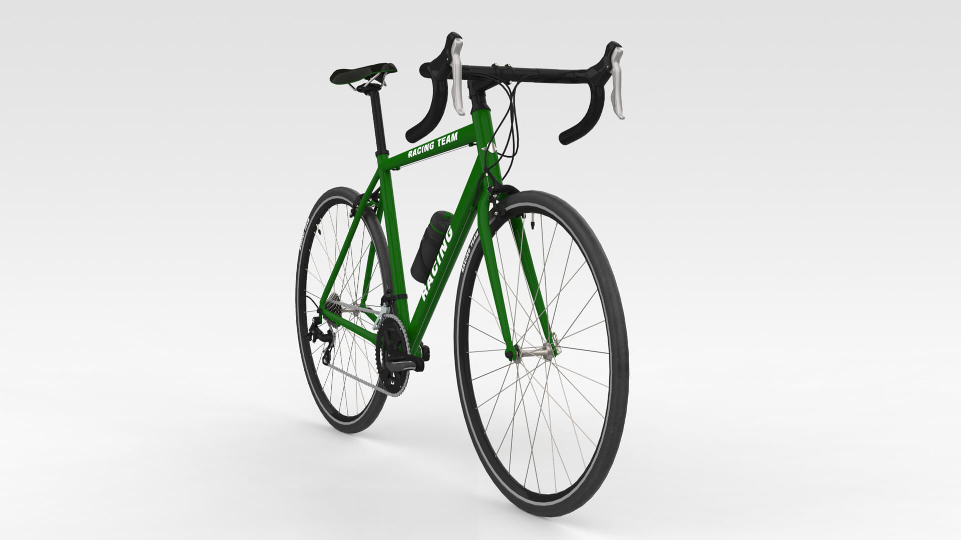 Racing Bicycle - Green 3D Model by Trish