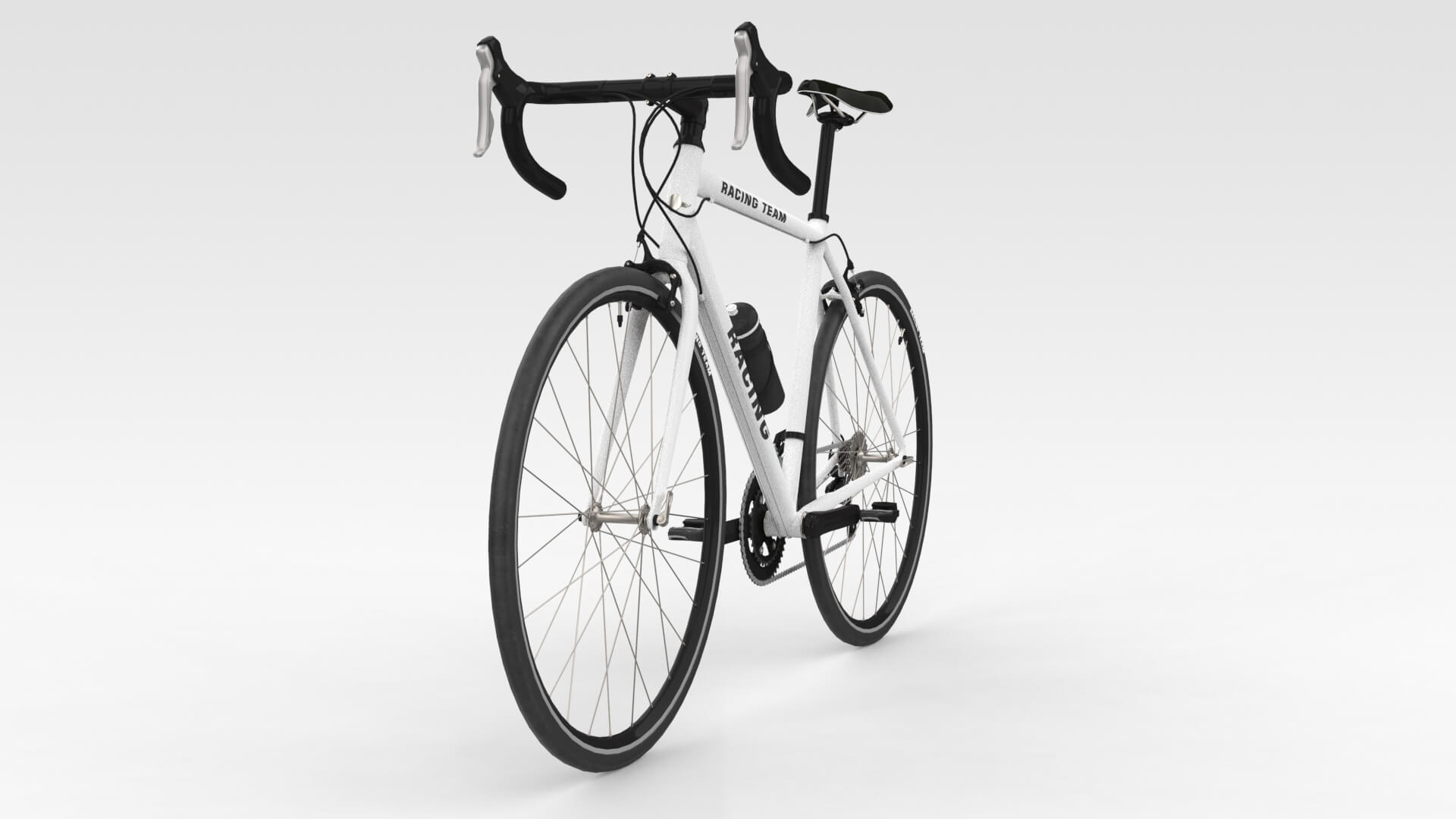 Racing Bicycle - Gray 3D Model by Trish