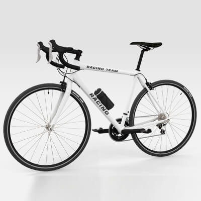 Racing Bicycle - Gray 3D Model by Trish