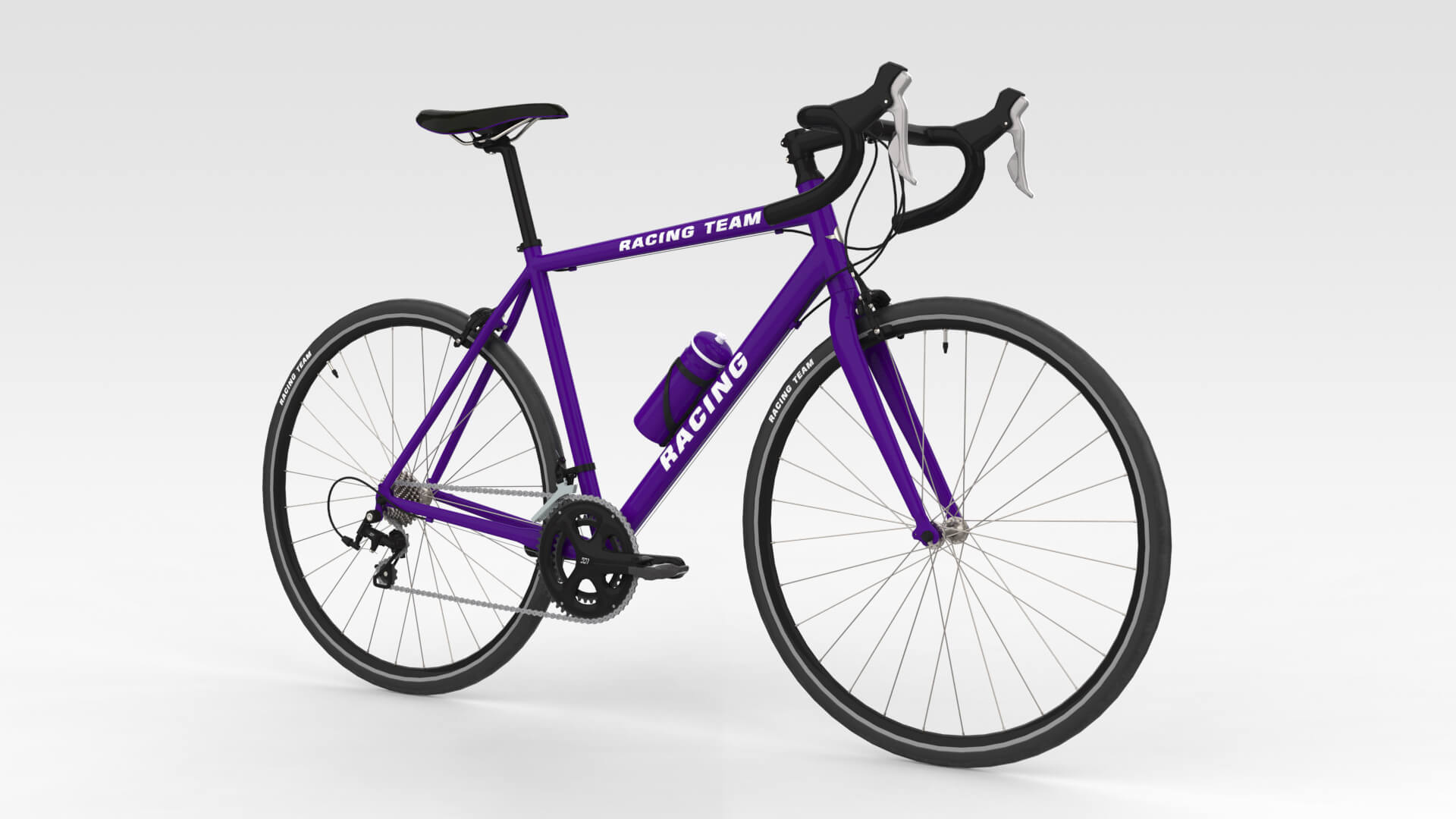 Racing Bicycle - Purple 3D Model by Trish