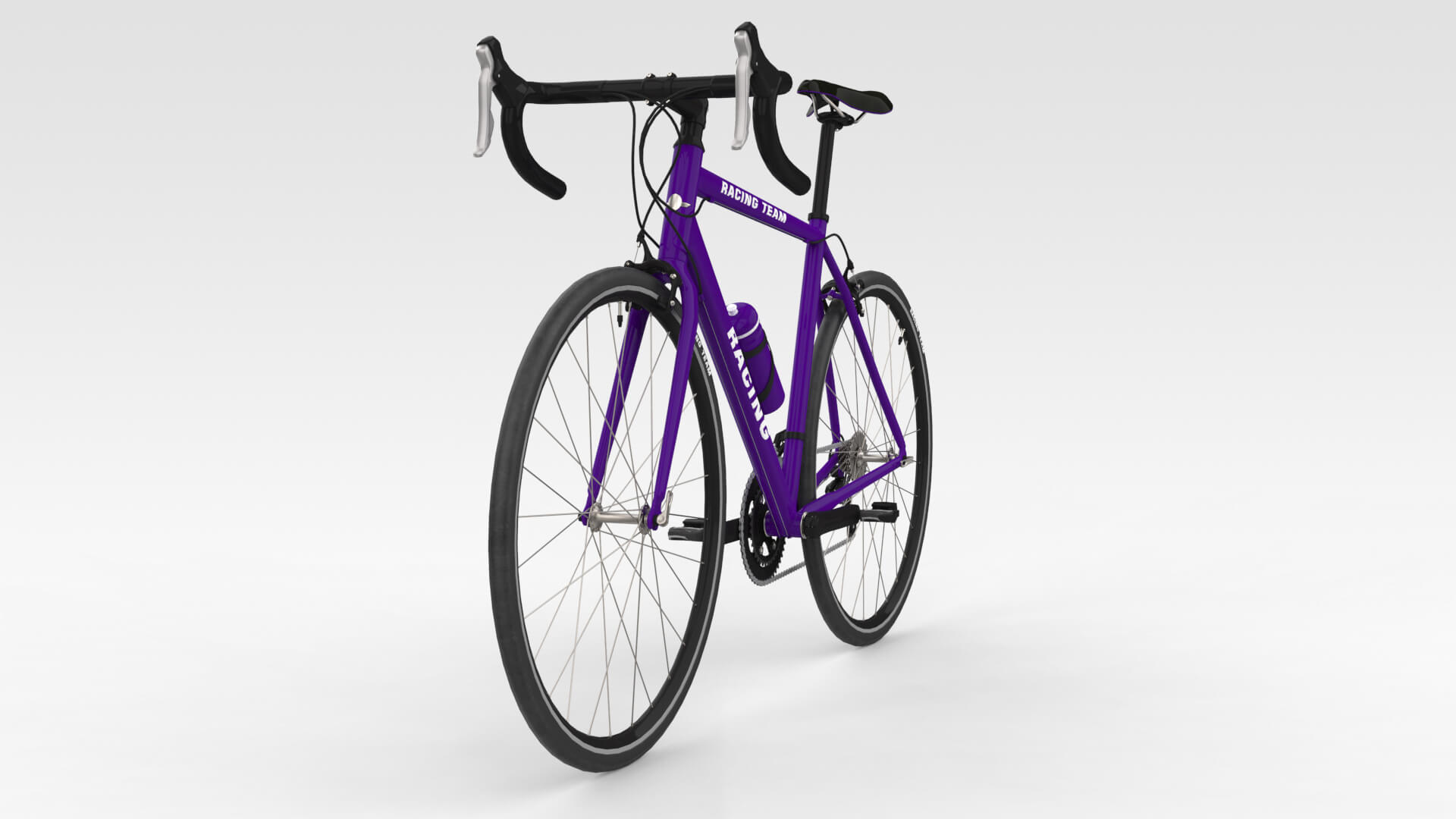 Racing Bicycle - Purple 3D Model by Trish