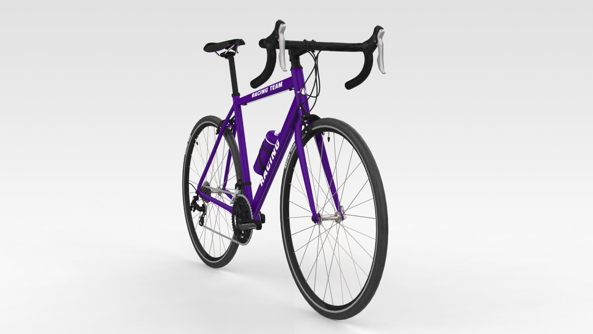Racing Bicycle - Purple 3D Model by Trish