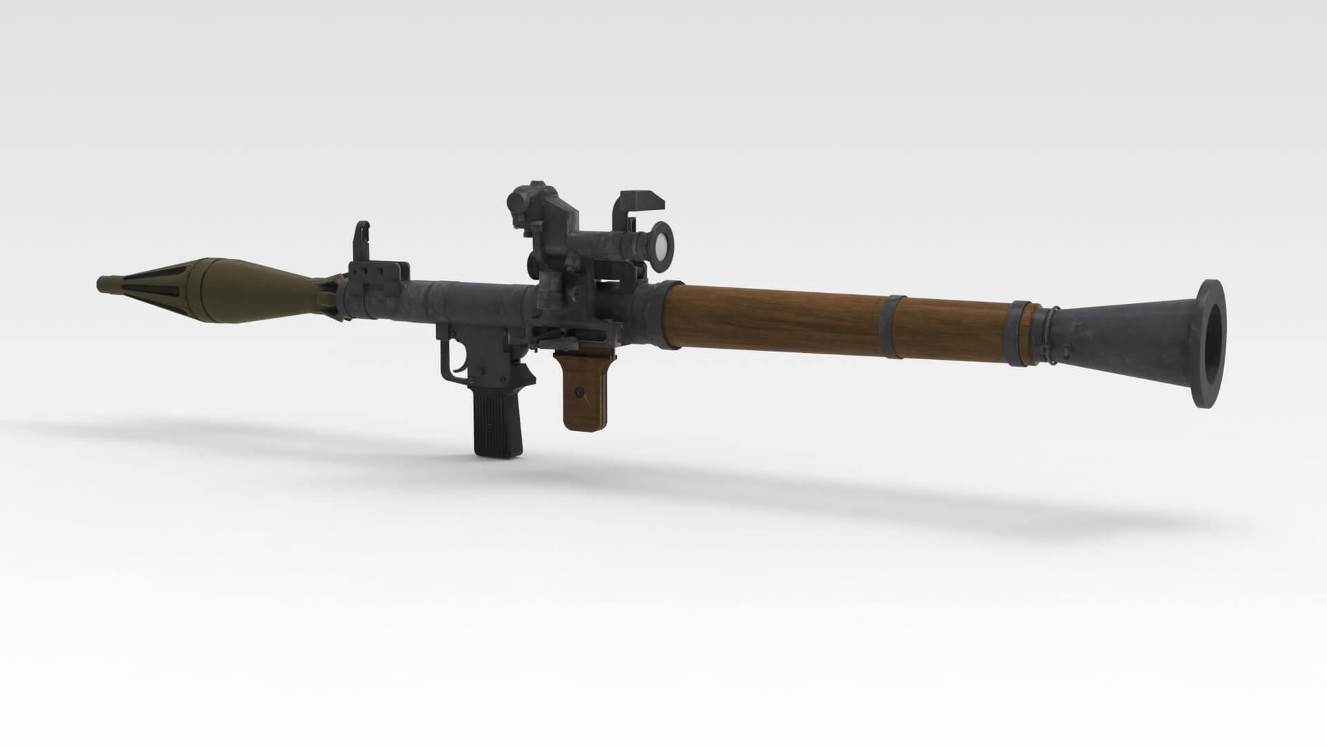 Rocket Launcher - Free 3D Model by Trish