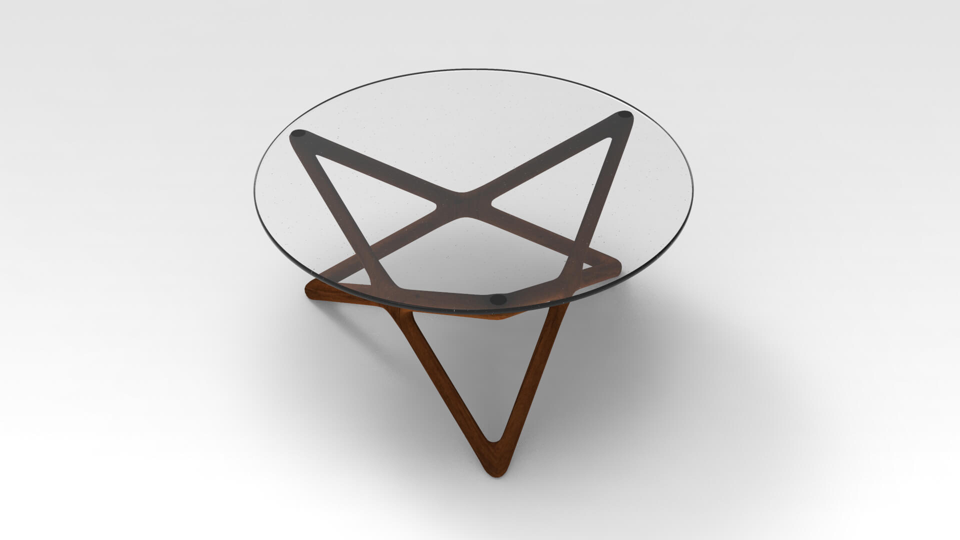 Round Glass Table - 3D Model by Trish