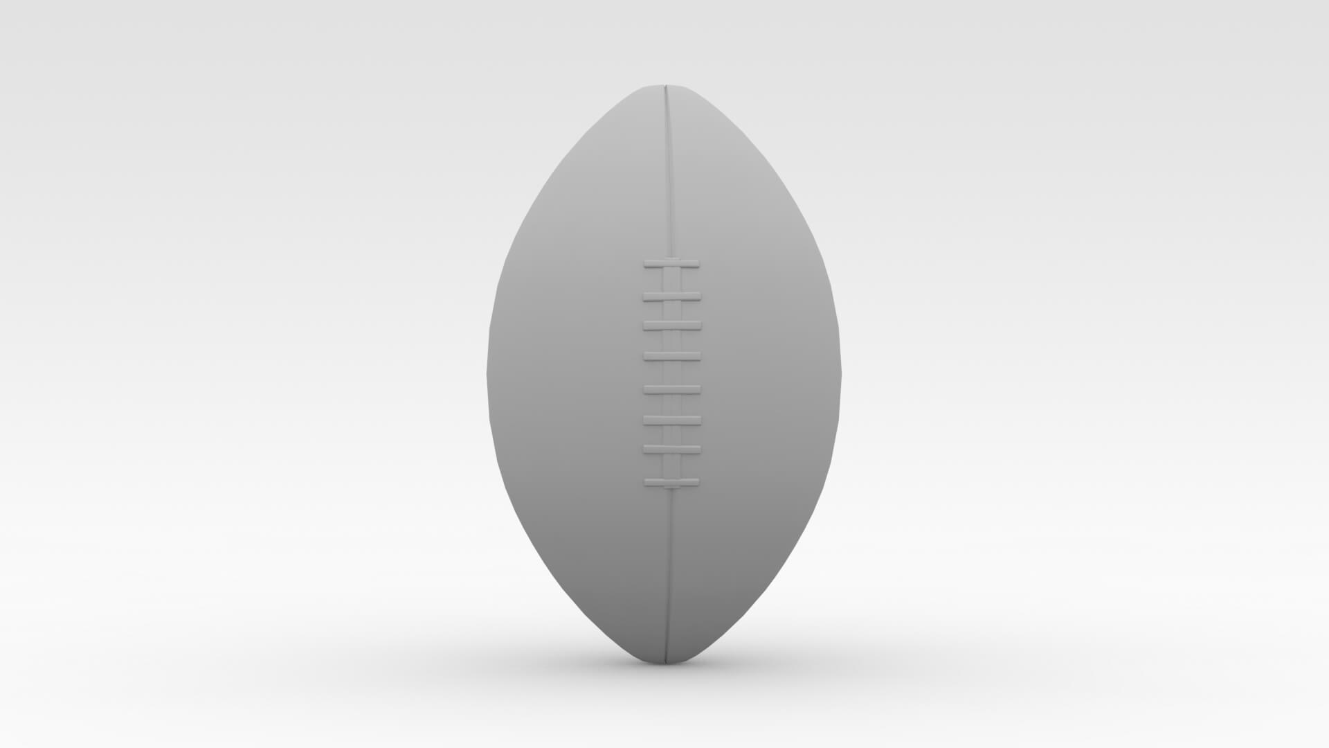 Rugby Ball - American Football 3D Model by Trish