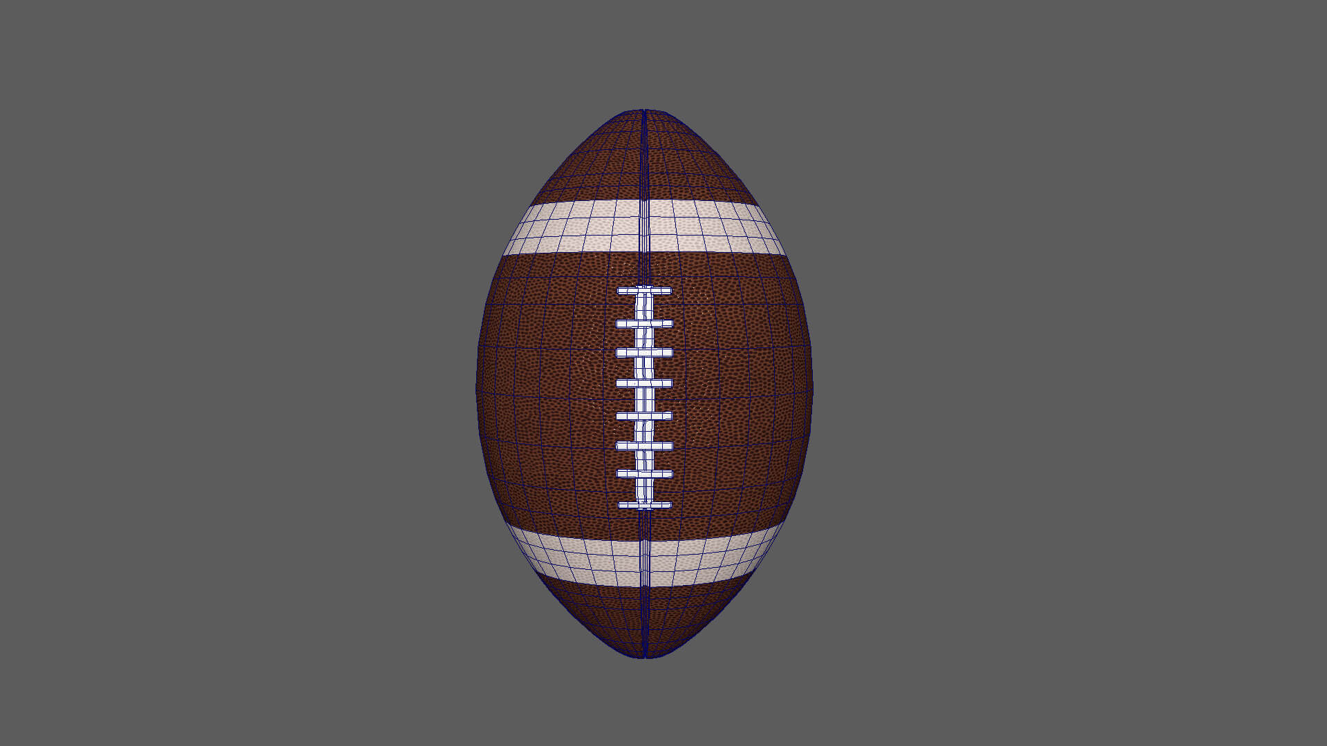 Rugby Ball - American Football 3D Model by Trish