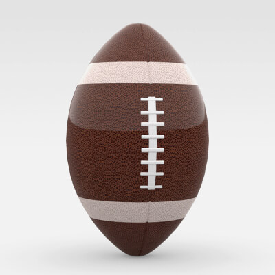 Rugby Ball - American Football 3D Model by Trish