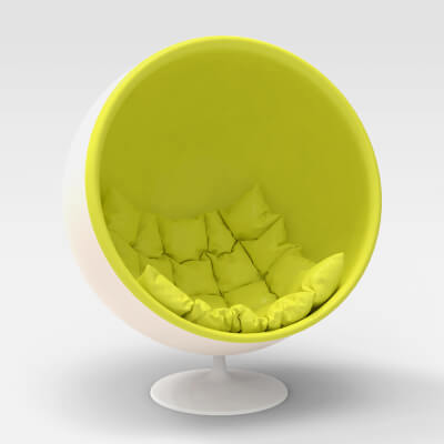 Shell Chair - Furniture 3D Model by Trish