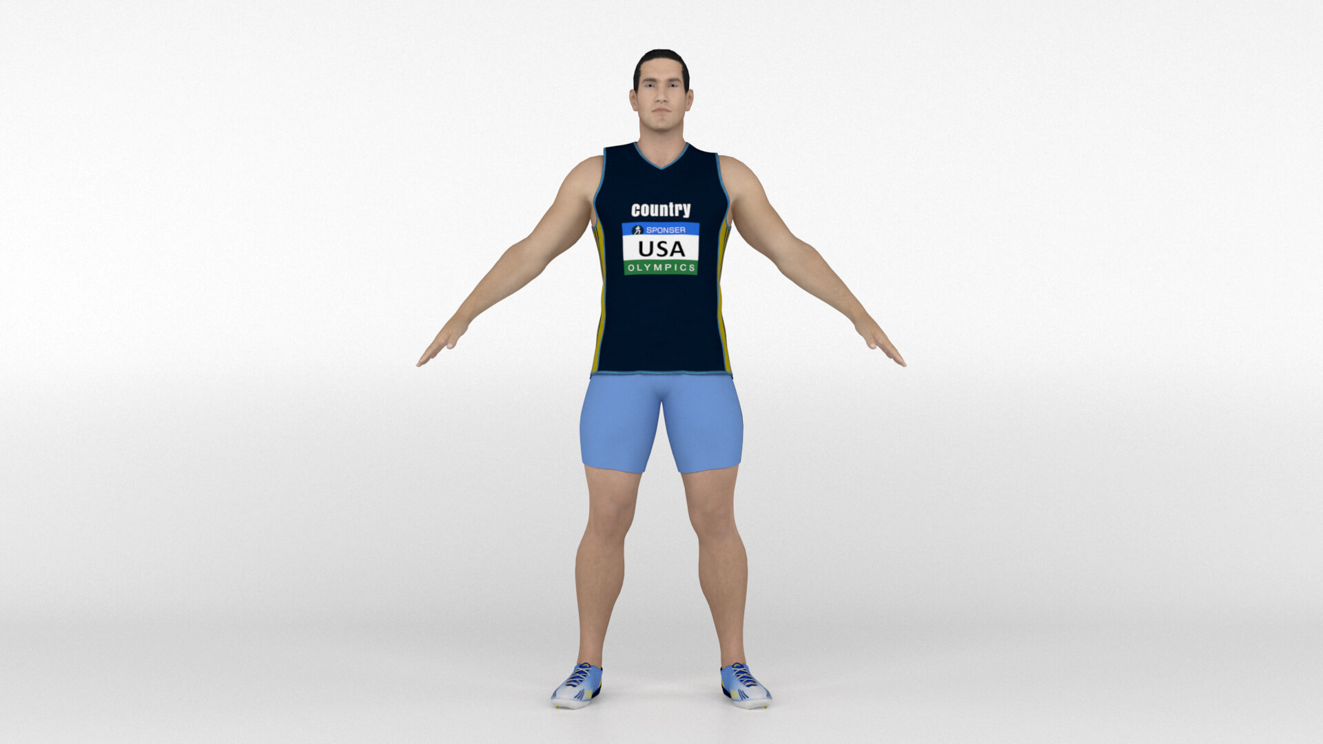 Shortput Player - 3D Model by Trish