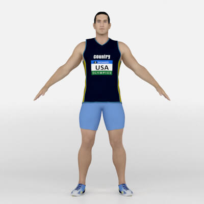 Shortput Player - 3D Model by Trish