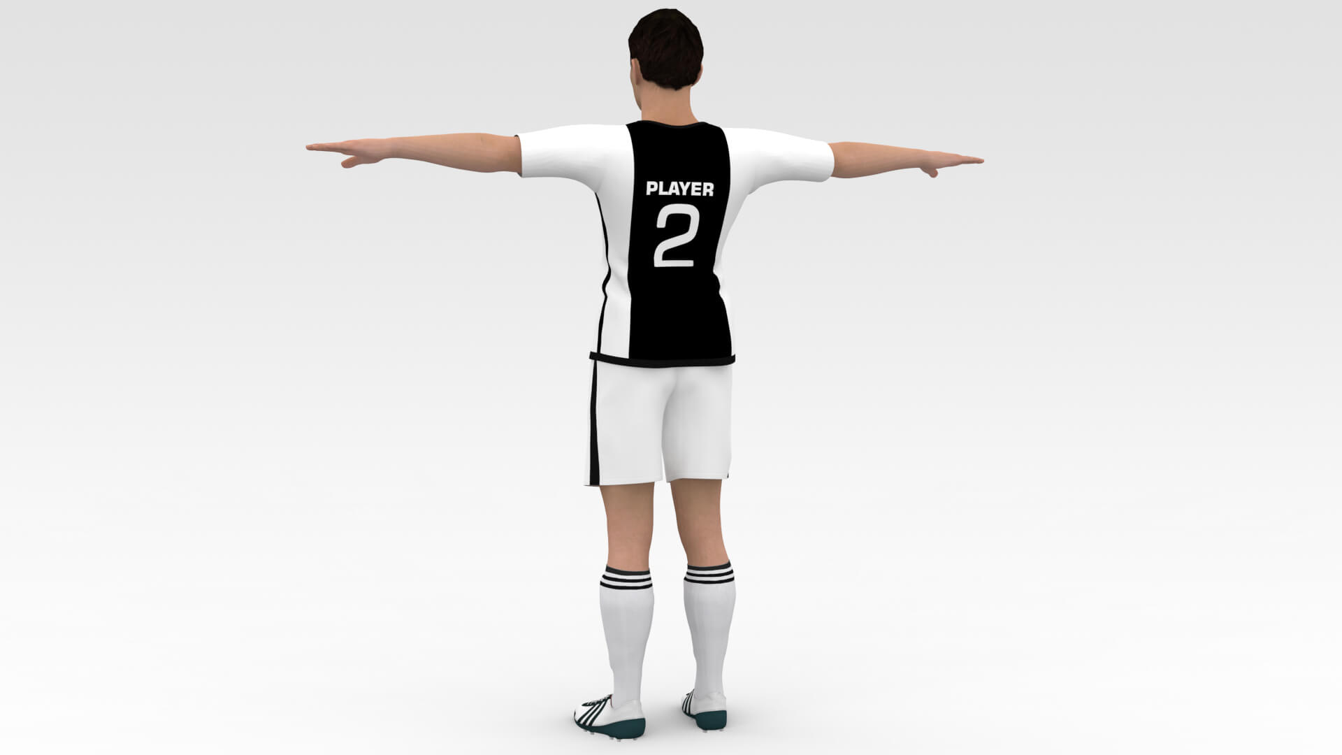 Soccer Player Juventus - 3D Model by Trish