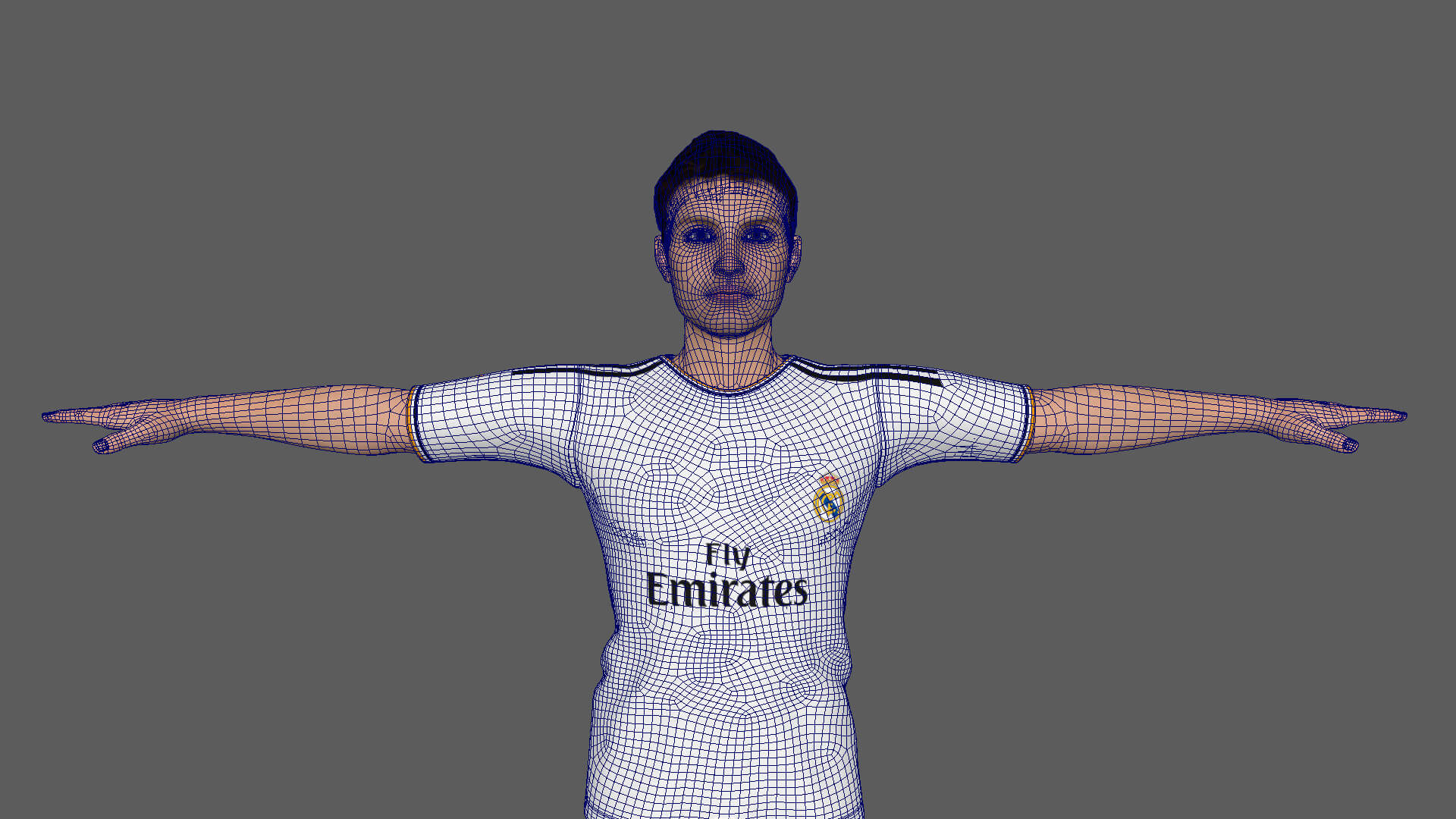 Soccer Player Realmadrid - 3D Model by Trish