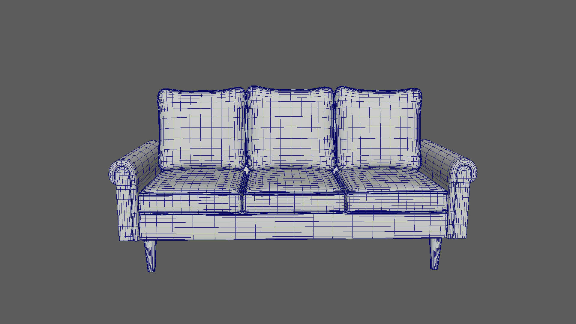 Sofa - Furniture 3D Model by Trish