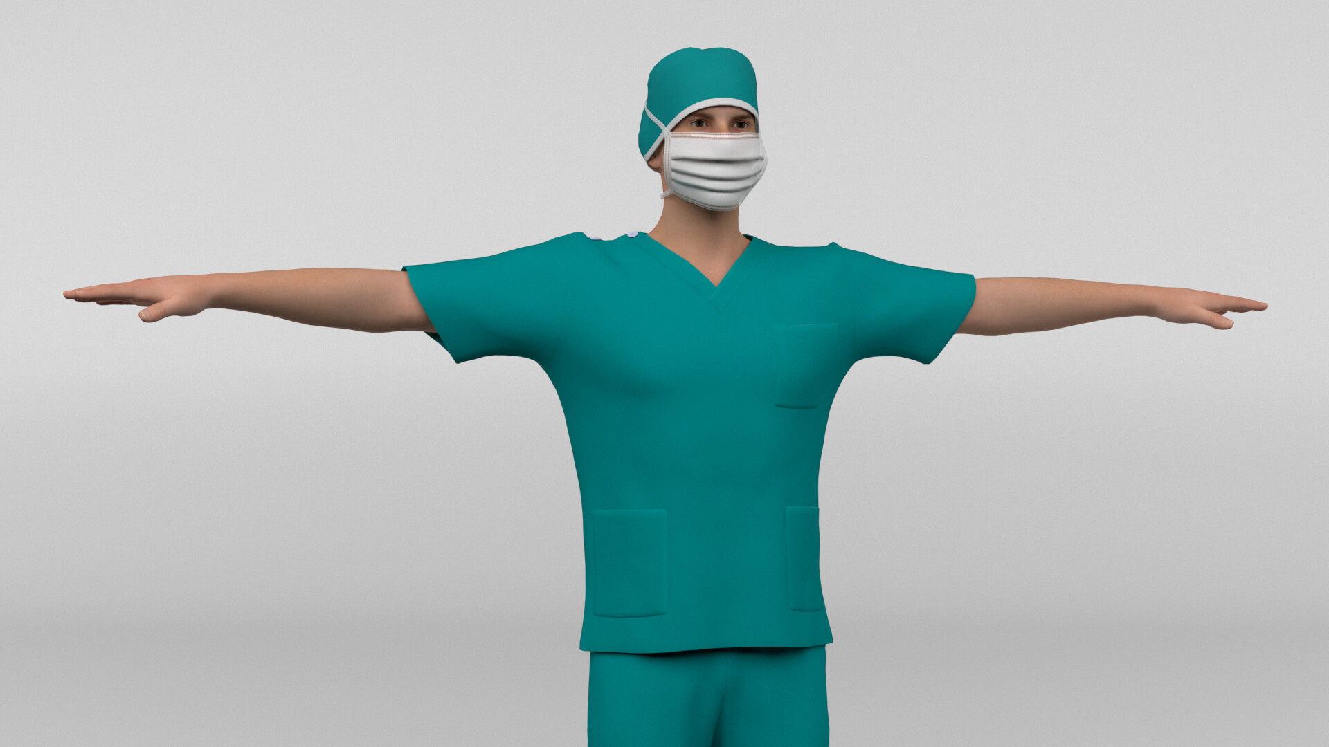Surgeon - Doctor 3D Model by Trish