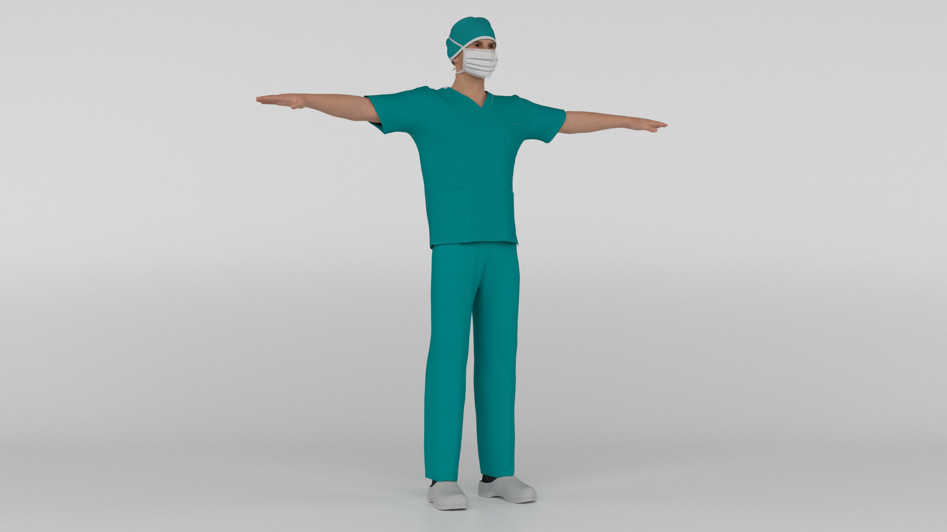 Surgeon - Doctor 3D Model by Trish