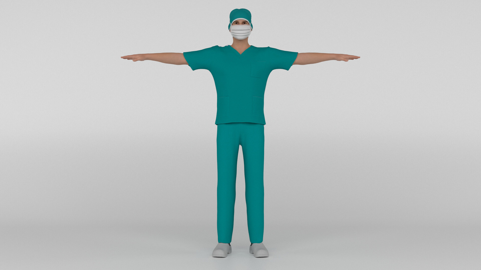 Surgeon - Doctor 3D Model by Trish