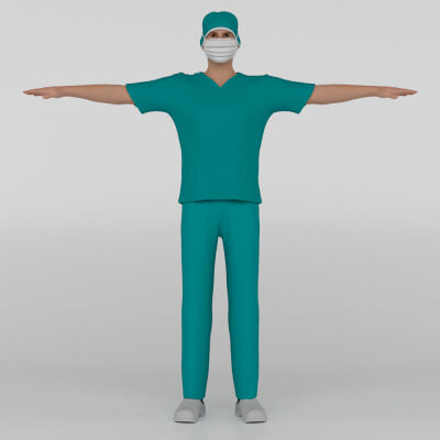 Max 3D Models | People | Doctors | RenderHub