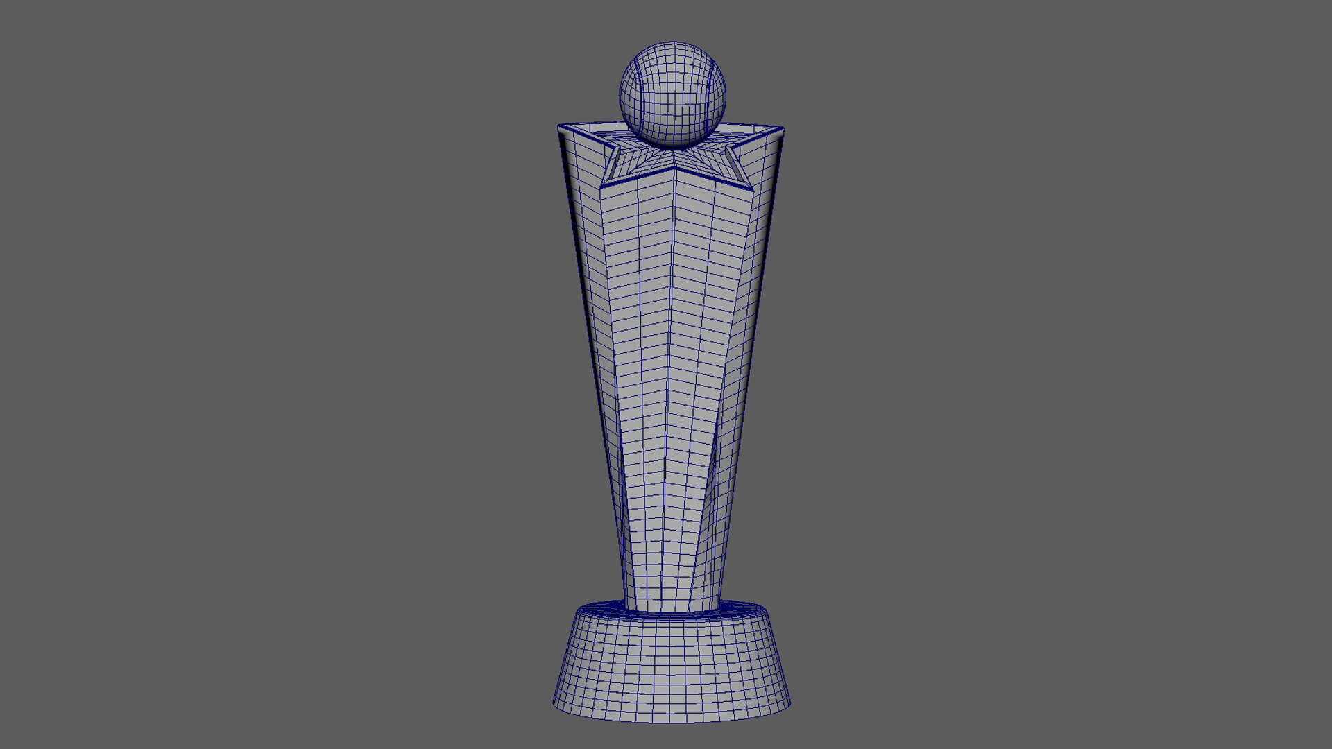 Tennis Champion Trophy - 3D Model by Trish