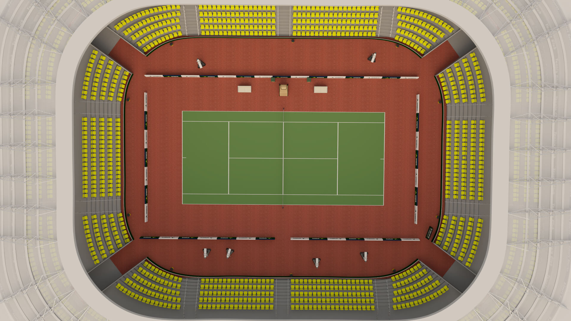 Tennis Stadium - 3D Model by Trish