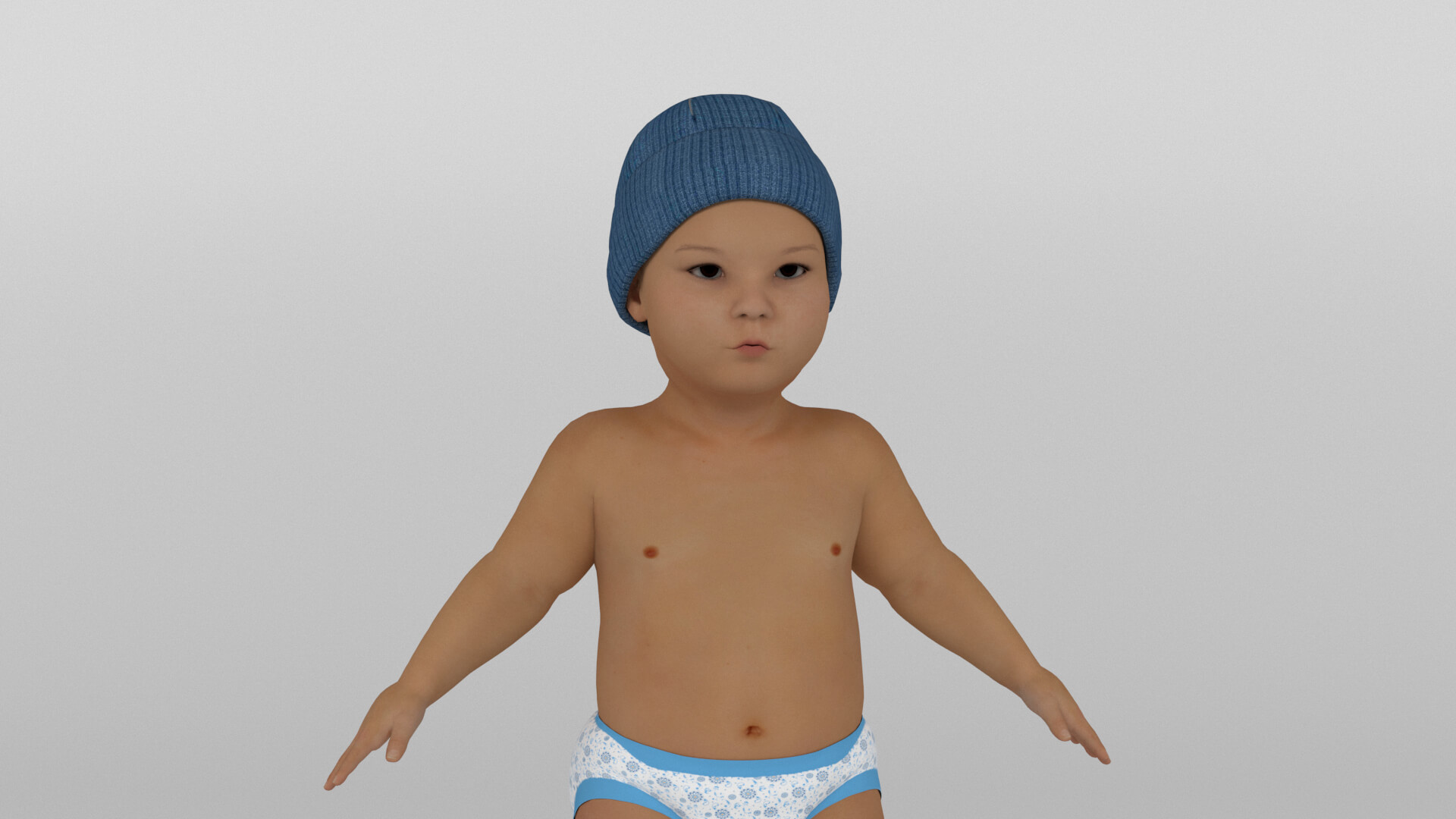 Toddler - Child 3D Model by Trish