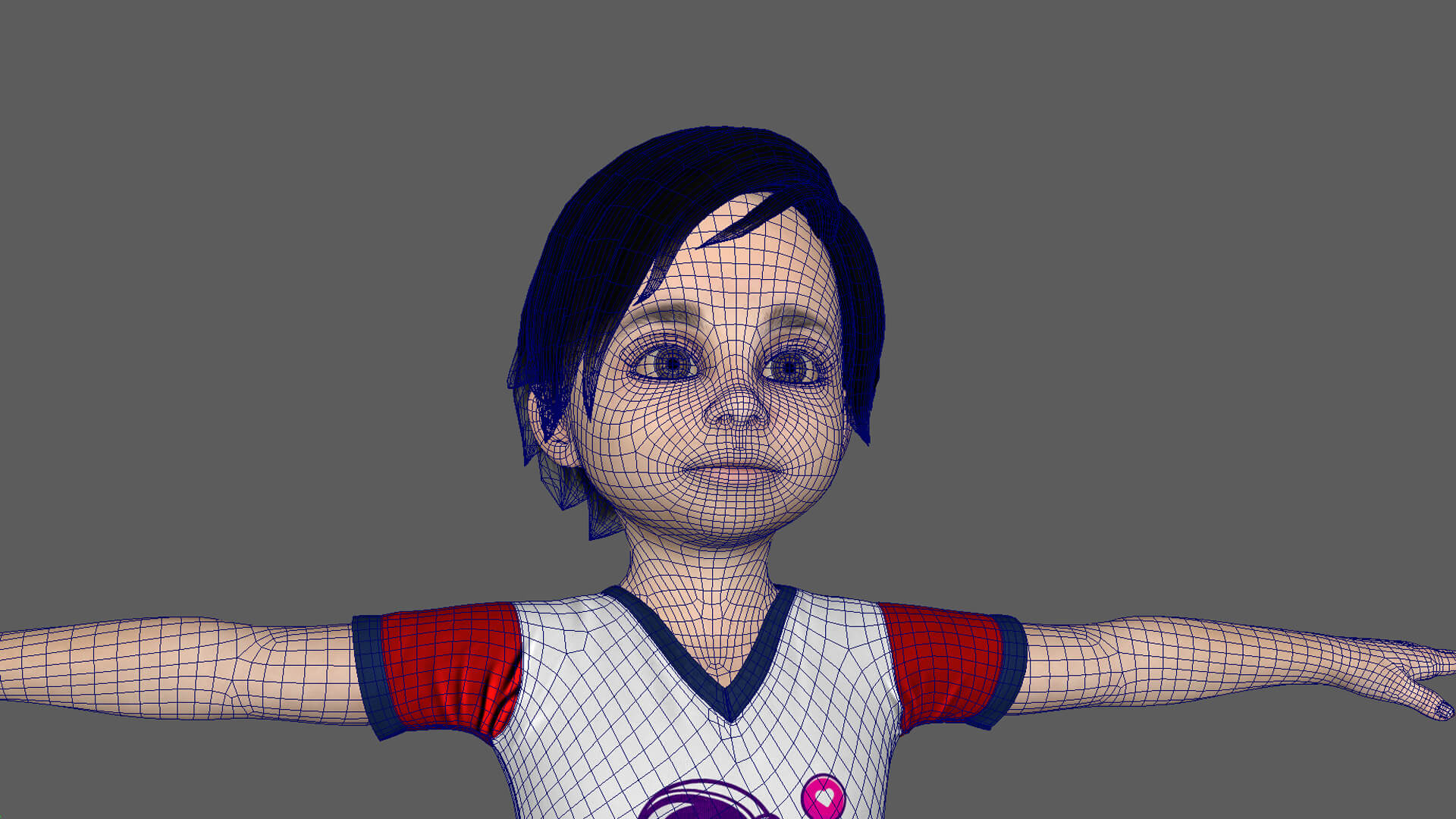 Toon Boy - Cartoon 3D Model by Trish