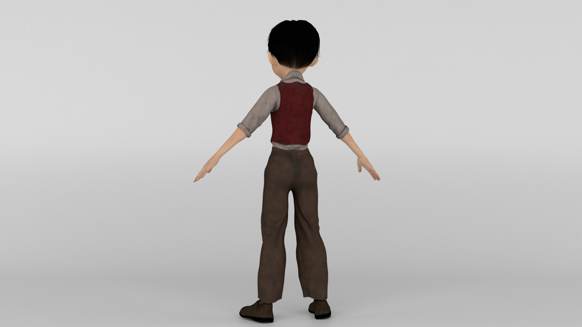 Toon Boy - Cartoon 3D Model by Trish