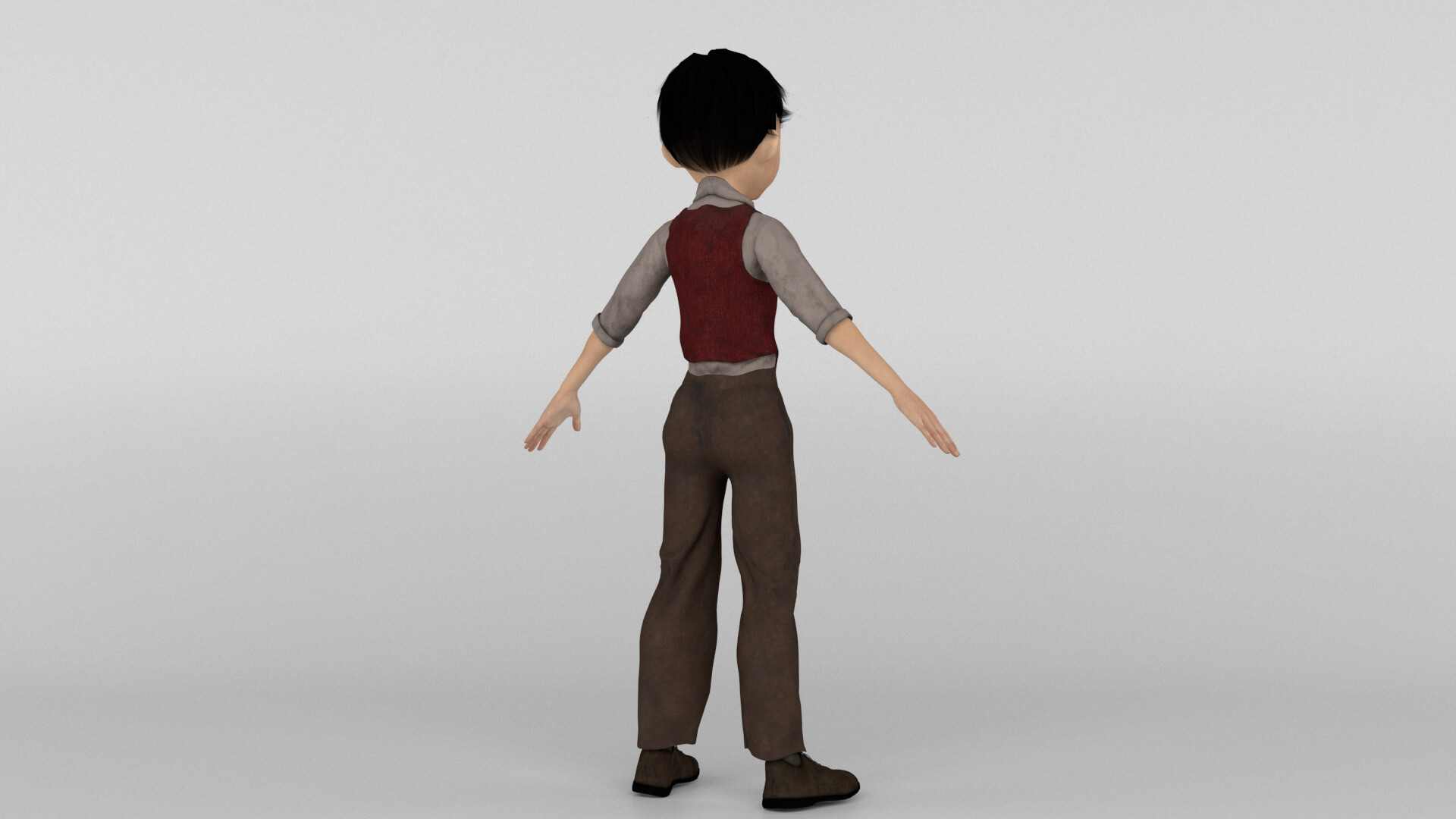Toon Boy - Cartoon 3D Model by Trish