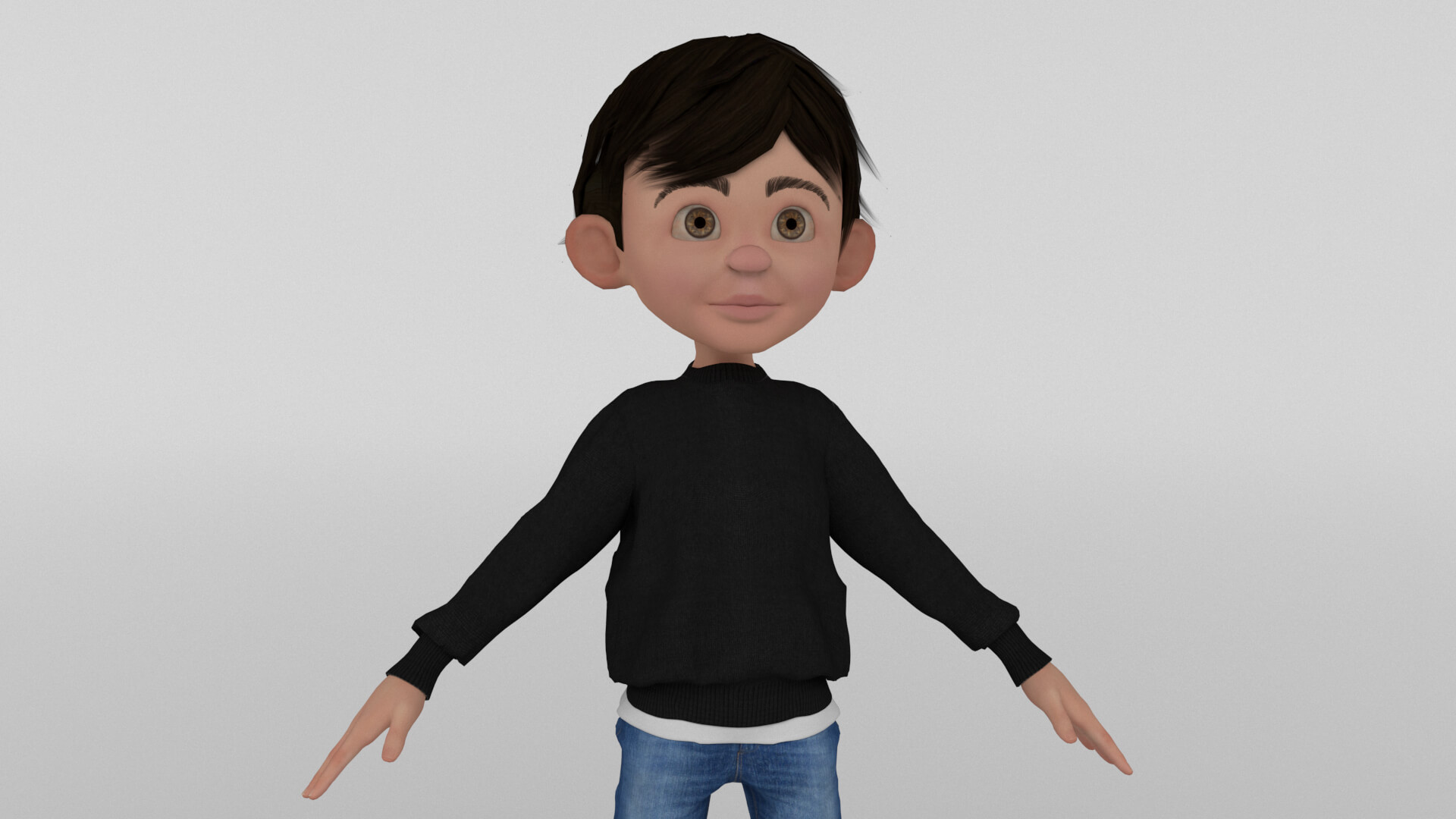 Toon Guy - Cartoon 3D Model by Trish