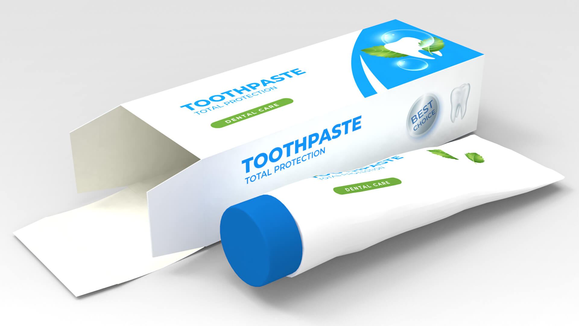 Tooth Paste - Tooth Paste 3D Model by Trish
