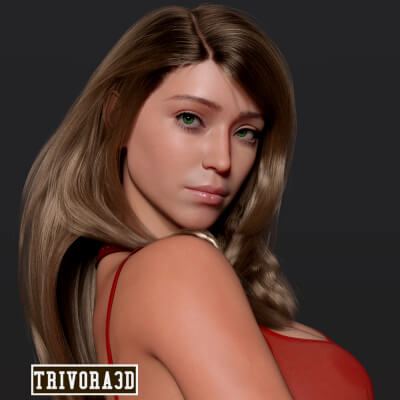 3D Rosalie for Genesis 9 Female - Daz Content by Trivora 3D