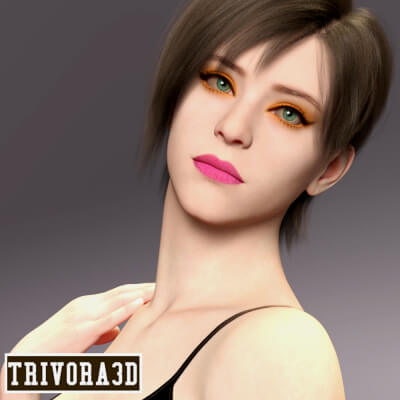3D Soo Jin for Genesis 9 Female - Daz Content by Trivora 3D