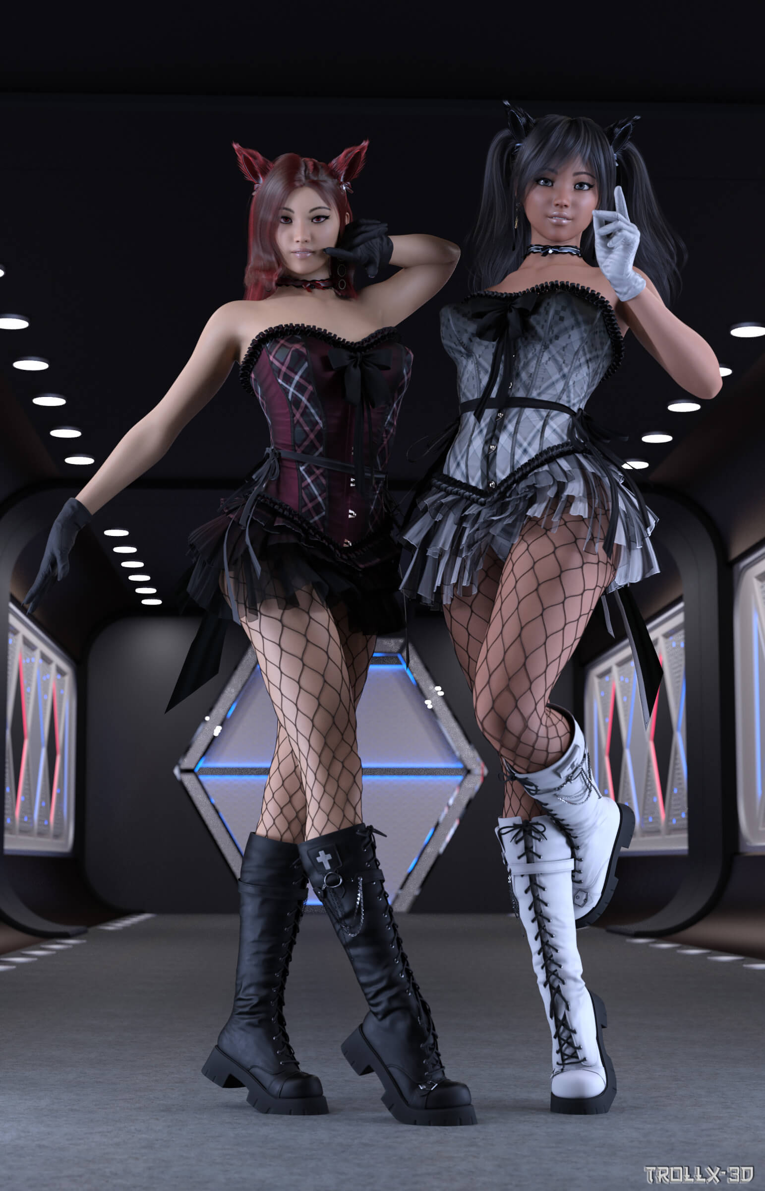 Idol Girls 3D Render | RenderHub Gallery