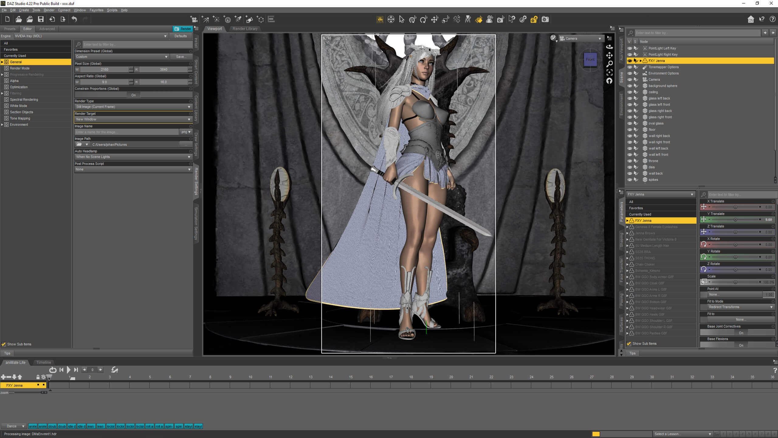 warrior from another time (WallPaper) 3D Render by Trollx3d