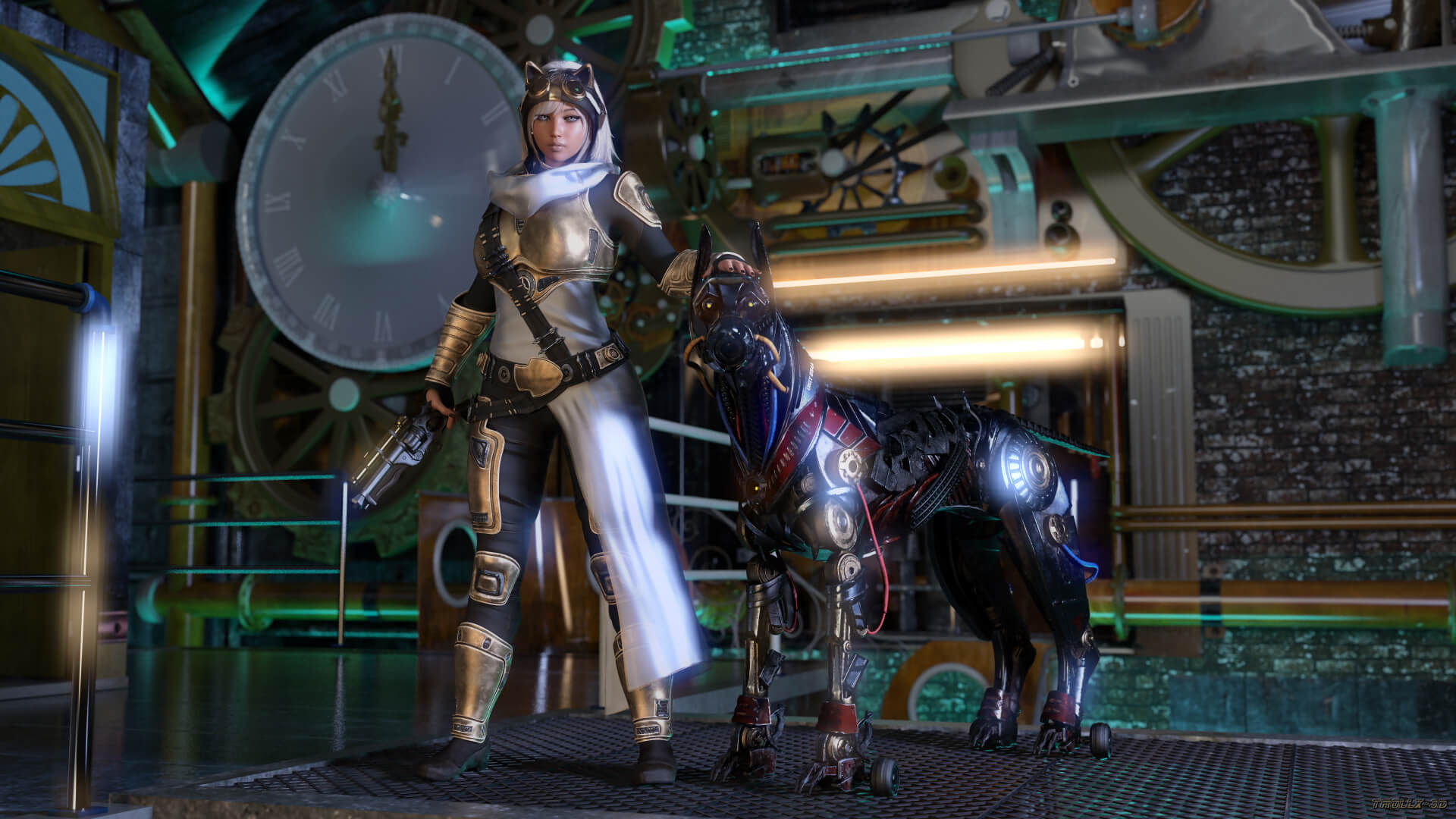 Neo Punk by Trollx3d | RenderHub Wallpapers