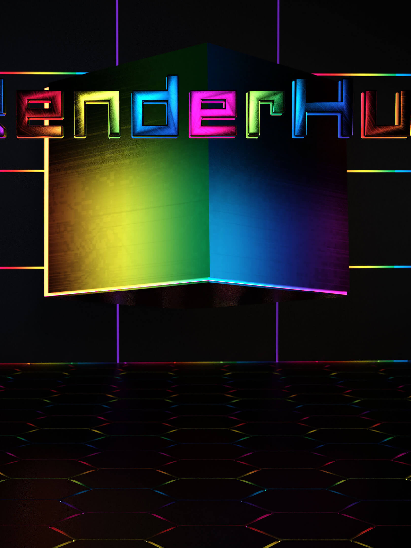 Renderhub 3D Desktop HD Wallpaper