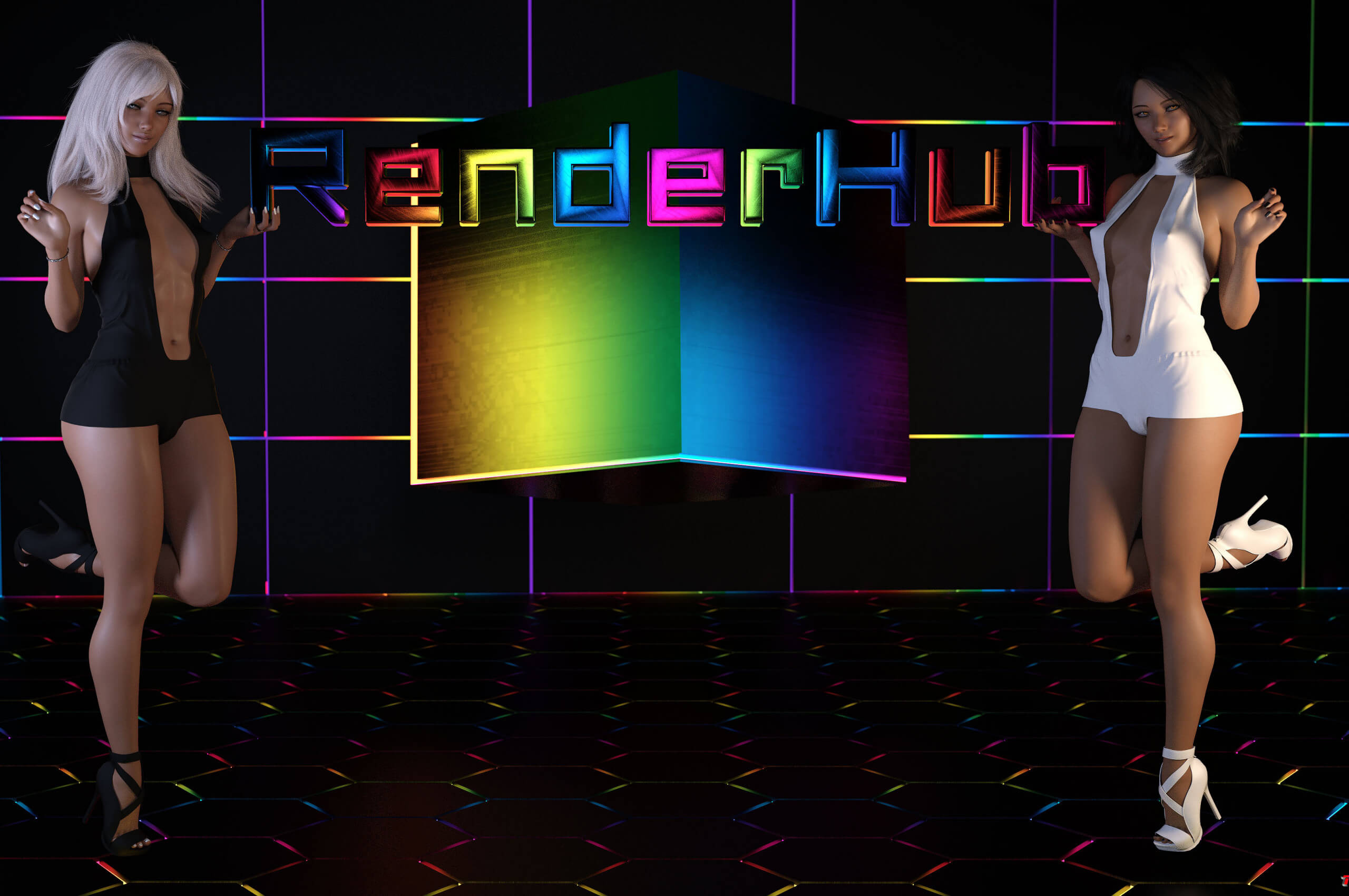 Renderhub 3D Desktop HD Wallpaper