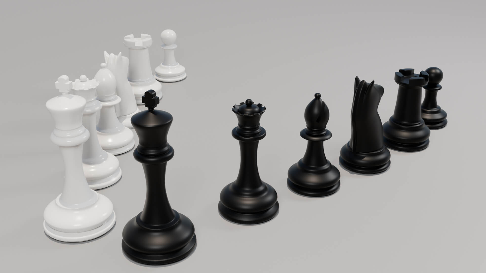 Chess Pieces - 3D Model by TS-Builder